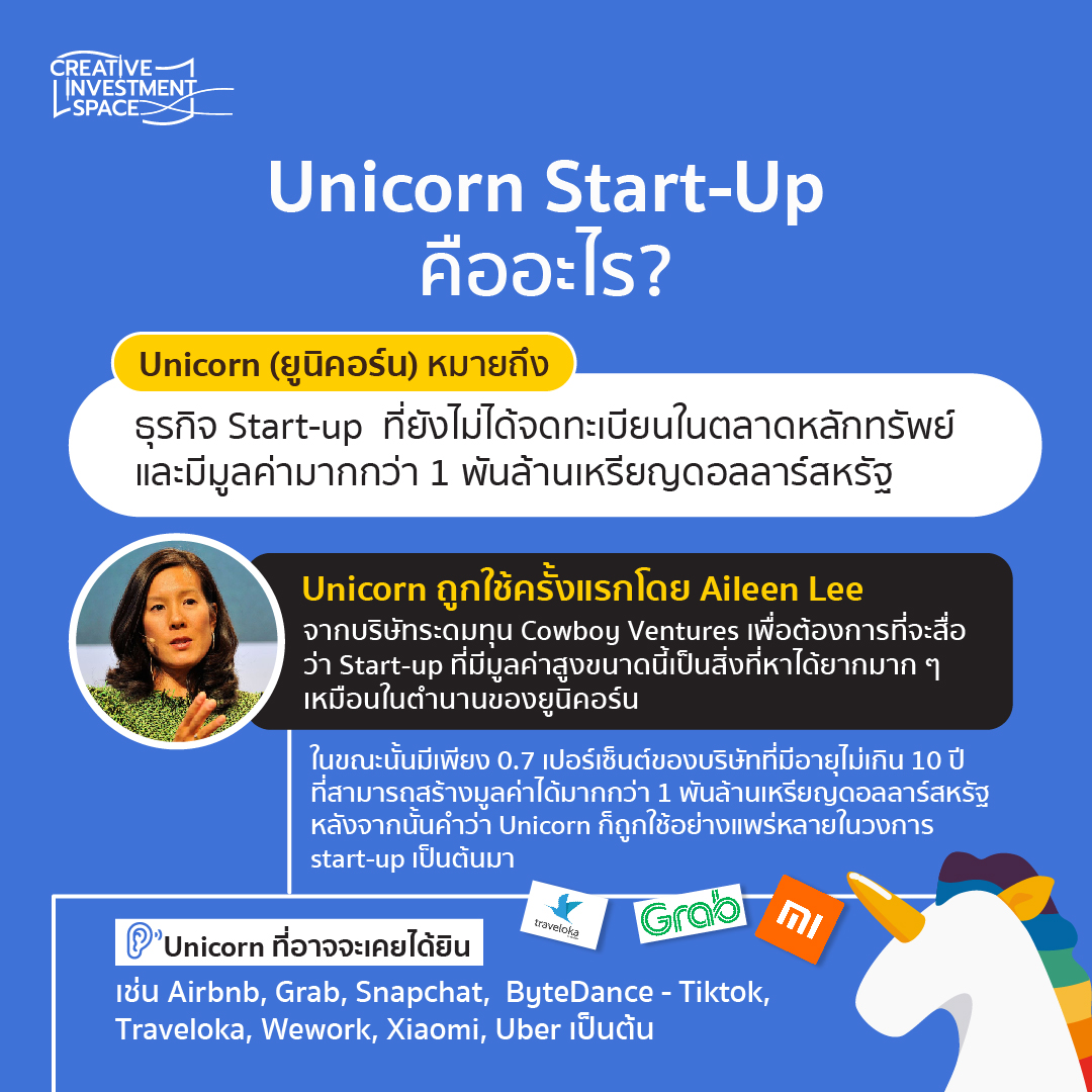 Unicorn start-up คืออะไร?บริษัทไหนเข้าข่ายบ้าง? - CTD - Connect the Dots